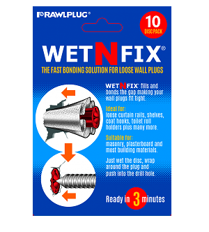WetNFix the fast bonding solution for loose wall plugs - Grampian Fasteners